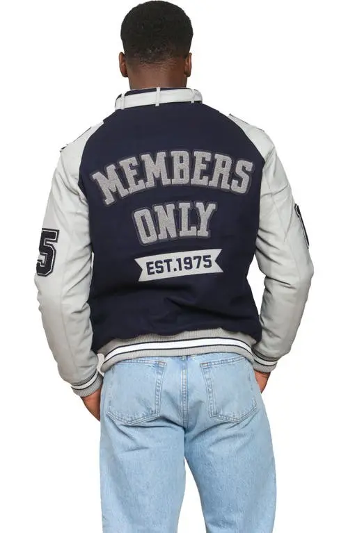 MEMBERS ONLY Varsity Jacket - Navy