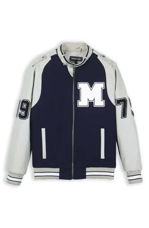 MEMBERS ONLY Varsity Jacket - Navy