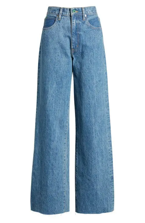 SLVRLAKE Grace Wide Leg Jeans - Heartache