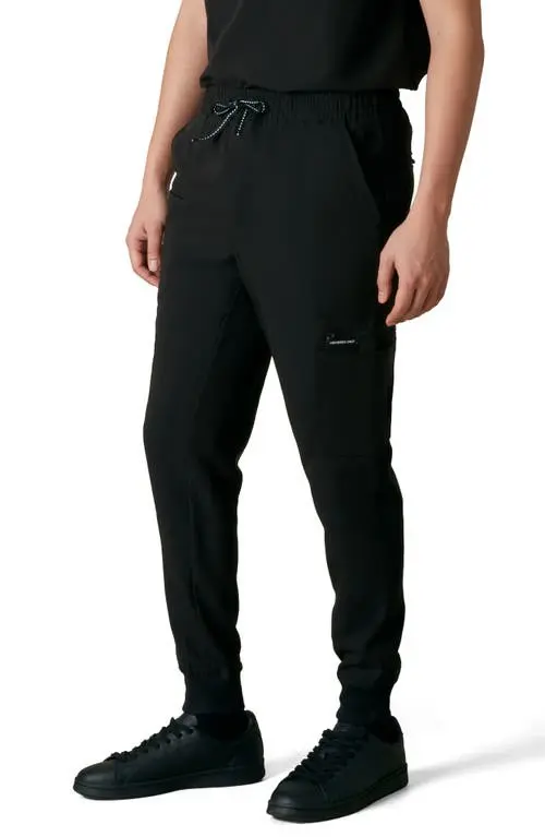 MEMBERS ONLY London Jogger Scrub Pants - Black