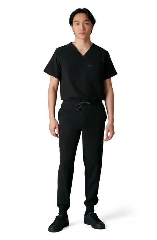 MEMBERS ONLY London Jogger Scrub Pants - Black