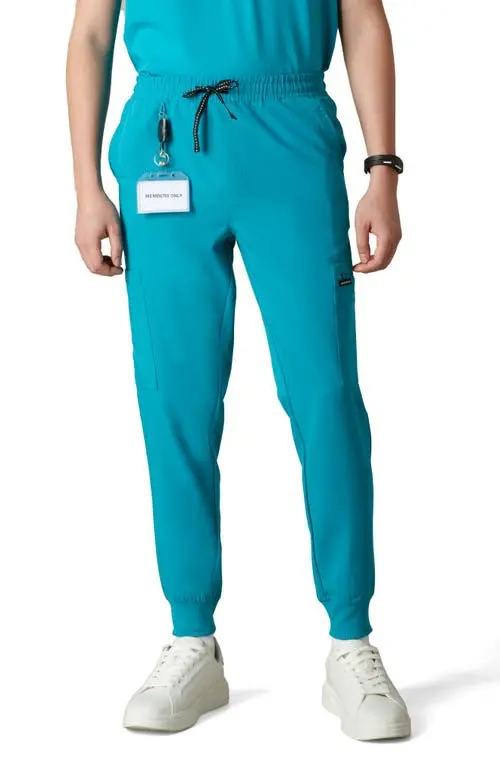 MEMBERS ONLY London Jogger Scrub Pants - Teal