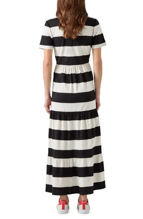 LK BENNETT Leigh Stripe Maxi Dress