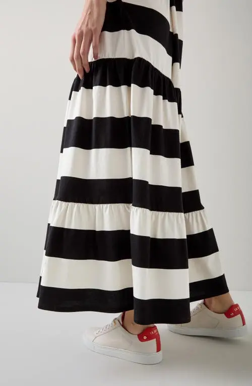 LK BENNETT Leigh Stripe Maxi Dress