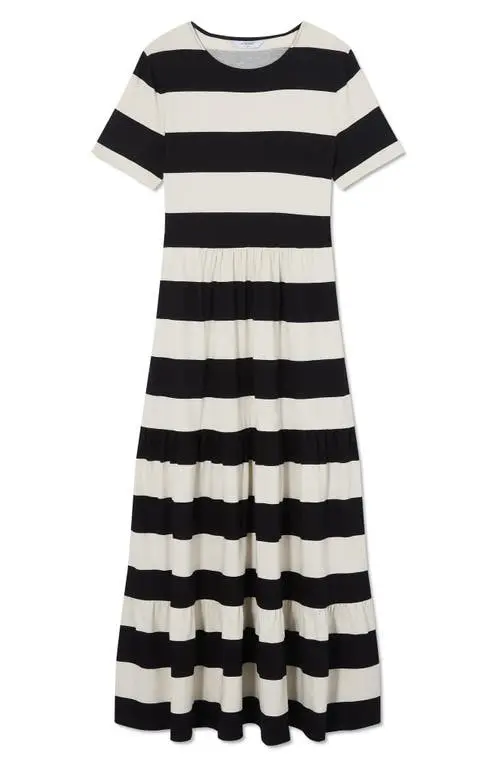 LK BENNETT Leigh Stripe Maxi Dress