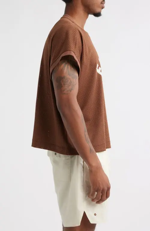 ELWOOD Logo Mesh Graphic T-shirt