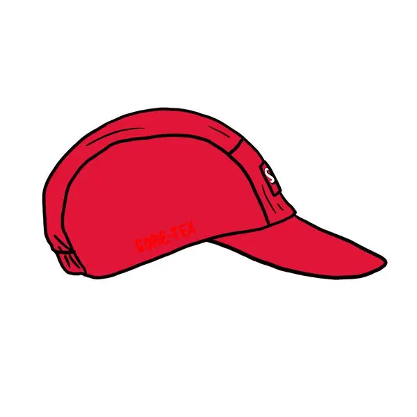 Supreme Gore-tex Long Bill Camp Cap - Red