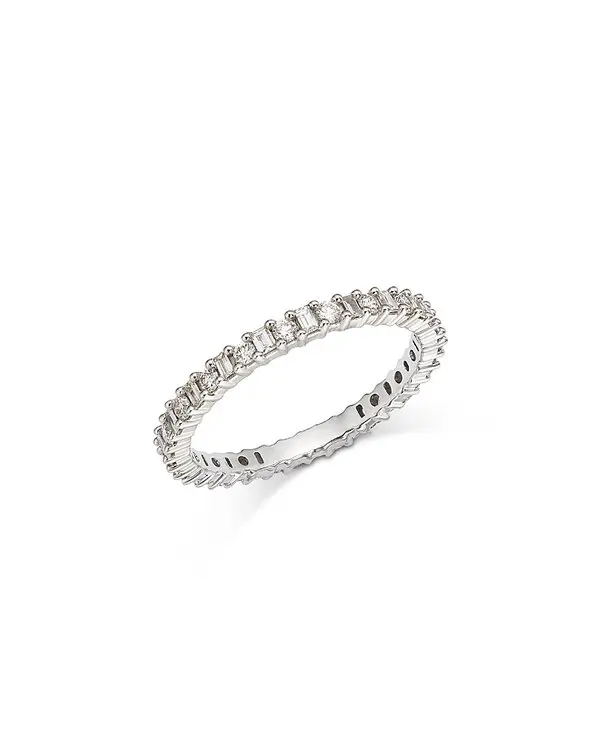 Bloomingdale'S Diamond And 14k Gold Eternity Band - White