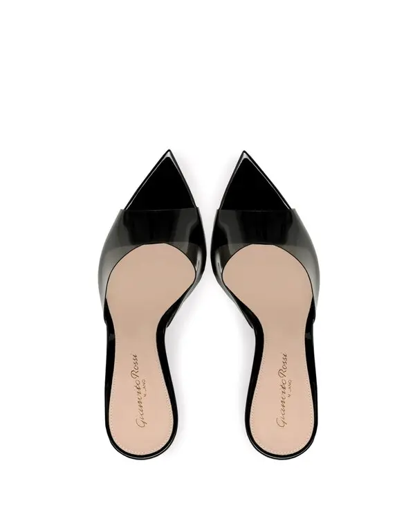 GIANVITO ROSSI Elle 85 Mules - Black
