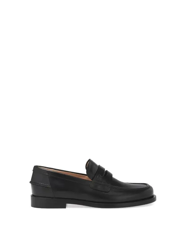 GIANVITO ROSSI Michael Loafers - Black Calf Leather