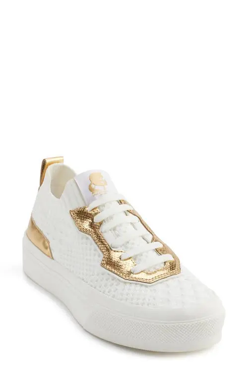 Karl Lagerfeld Paris Gabby Slip-On Knit Sneakers - Bright  display picture 1