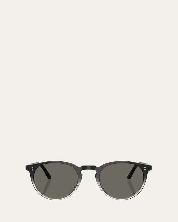 Oliver Spencer O'malley Round Sunglasses - Gray