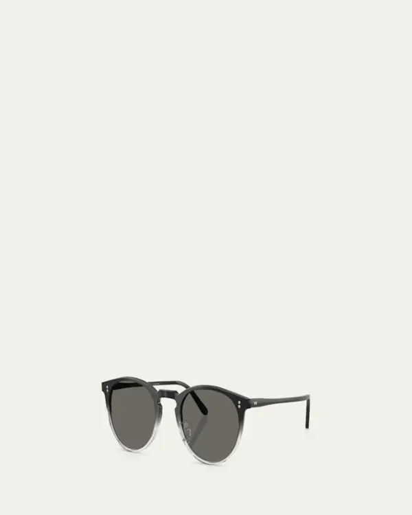 Oliver Spencer O'malley Round Sunglasses - Gray