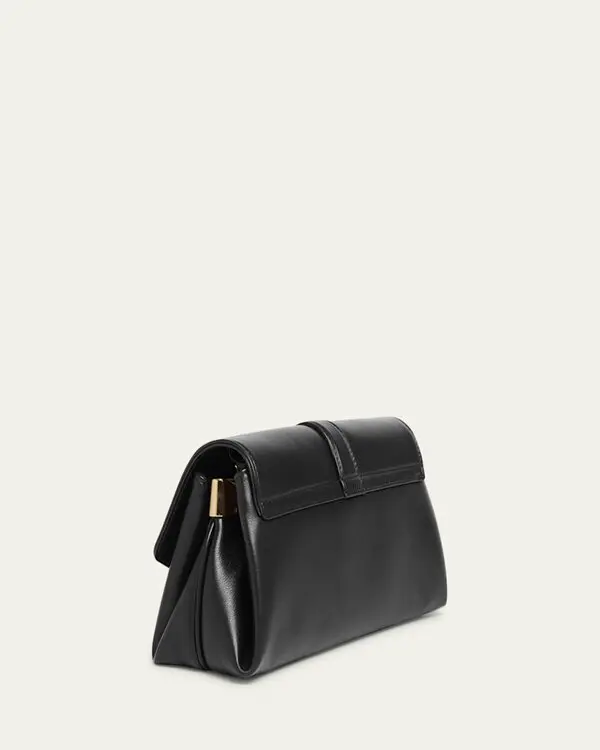 FERRAGAMO F-show Small Flap Shoulder Bag - Nero