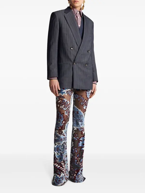 Etro Wool Double-breasted Jacket