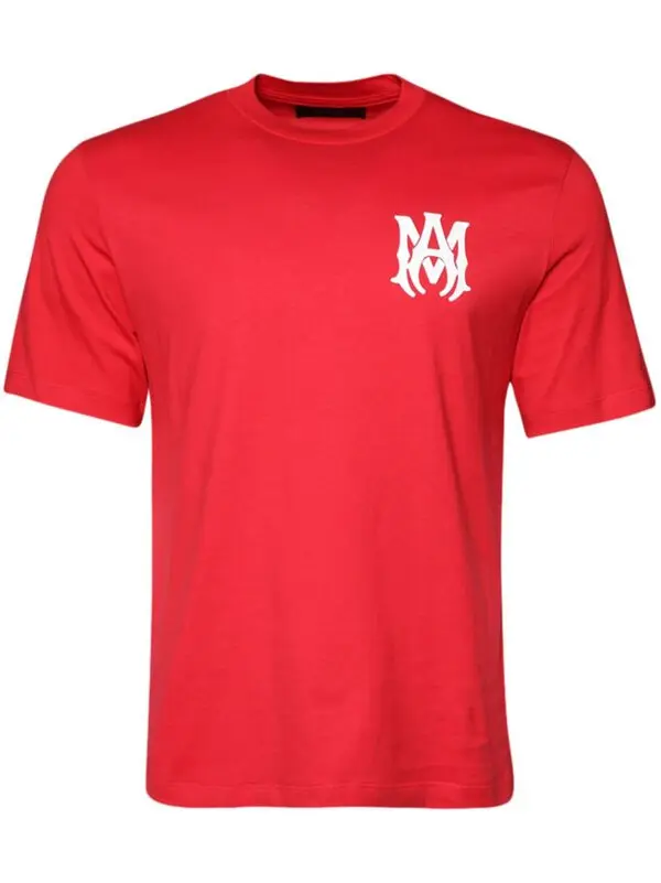 Amiri Ma Core Logo-print Cotton T-shirt - Red