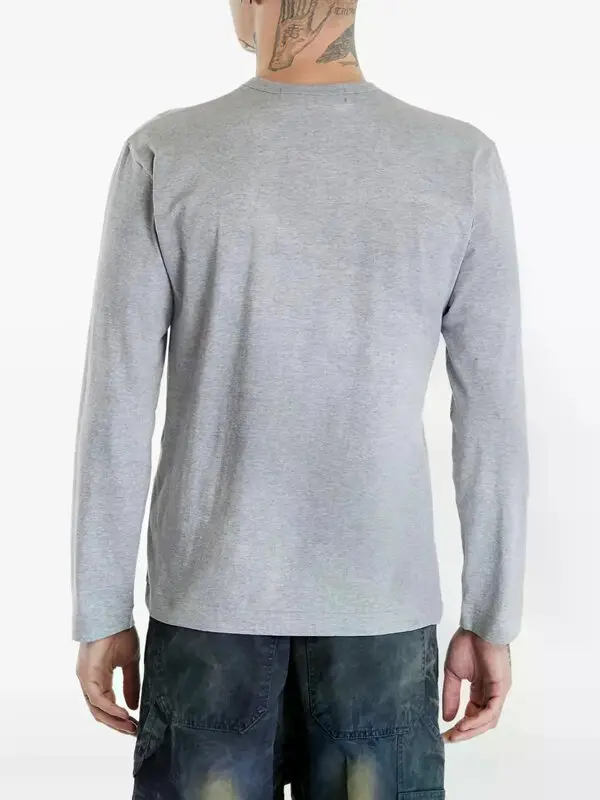Play Comme Des Garcon Heart-print T-shirt - Grey