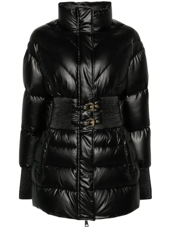 Versace Baroque-buckle Padded Jacket