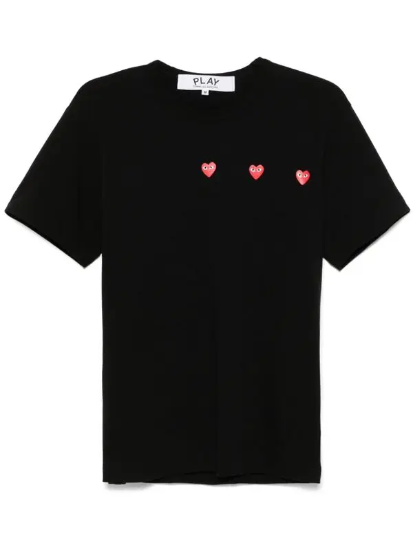 Play Comme Des Garcon Heart-print T-shirt