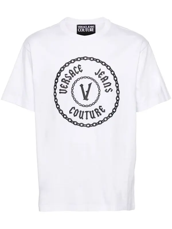 Versace Logo-print Cotton T-shirt
