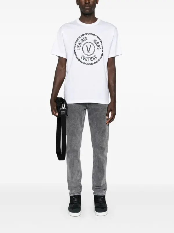 Versace Logo-print Cotton T-shirt
