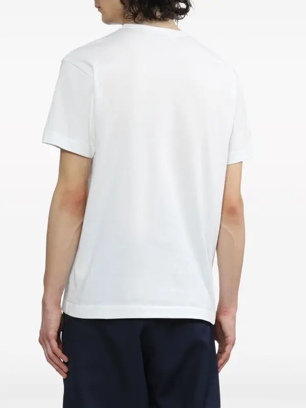 Play Comme Des Garcon Heart-print T-shirt - White
