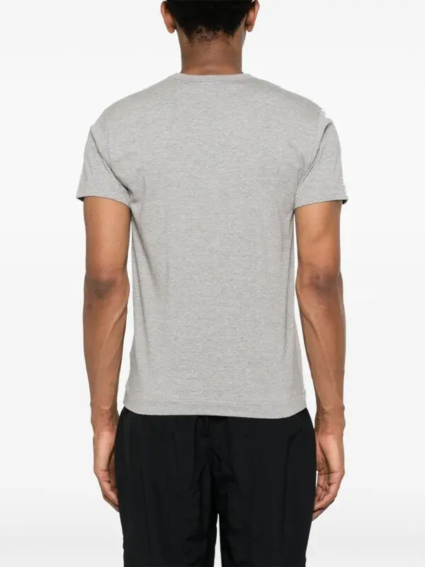 Play Comme Des Garcon Heart-print T-shirt - Grey