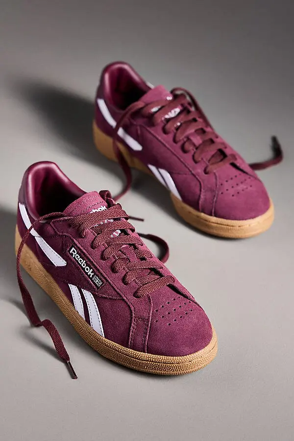 REEBOK Club C Grounds Sneakers - Black Cherry / Black