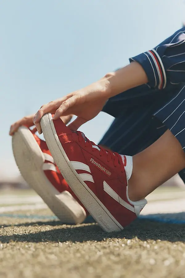 REEBOK Club C Grounds Sneakers - Vector Red / Paper