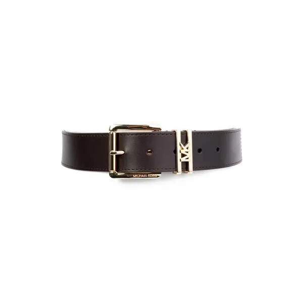 Michael Kors Leather Belt - Chocolate