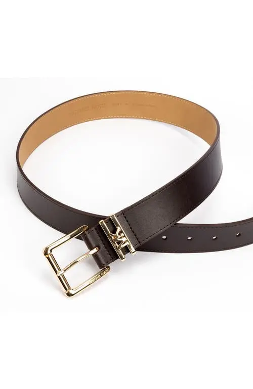 Michael Kors Leather Belt - Chocolate
