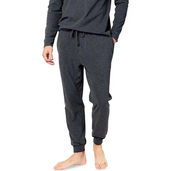 PETITE PLUME Pima Cotton Pajama Joggers - Grey