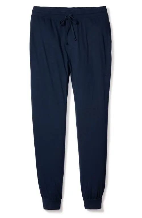 PETITE PLUME Pima Cotton Pants - Navy