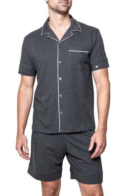 PETITE PLUME Pima Cotton Short Set - Grey