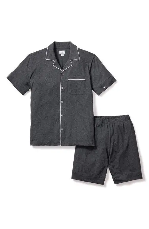 PETITE PLUME Pima Cotton Short Set - Grey