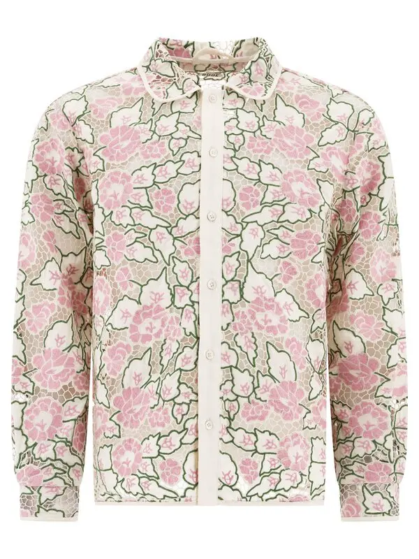 BODE Peony Lace' Shirt