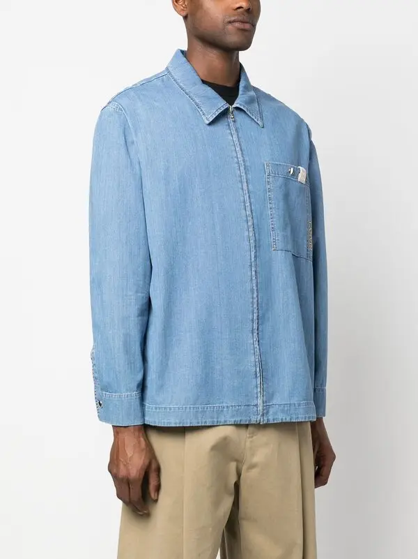 LANVIN Denim Shirt - Clear Blue