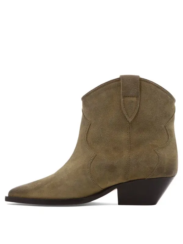 Isabel Marant Étoile Dewina Suede Ankle Boots - Beige