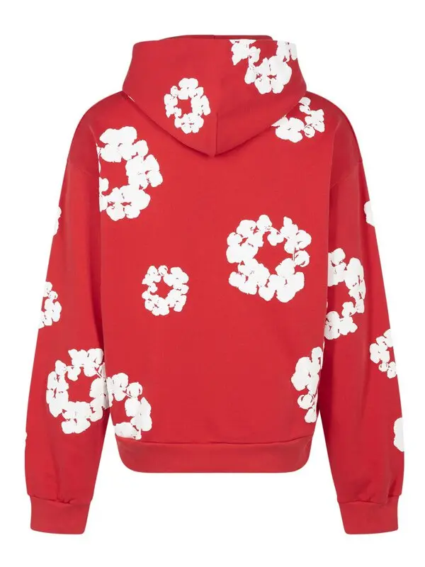 DENIM TEARS Cotton Wreath Hoodie - Red