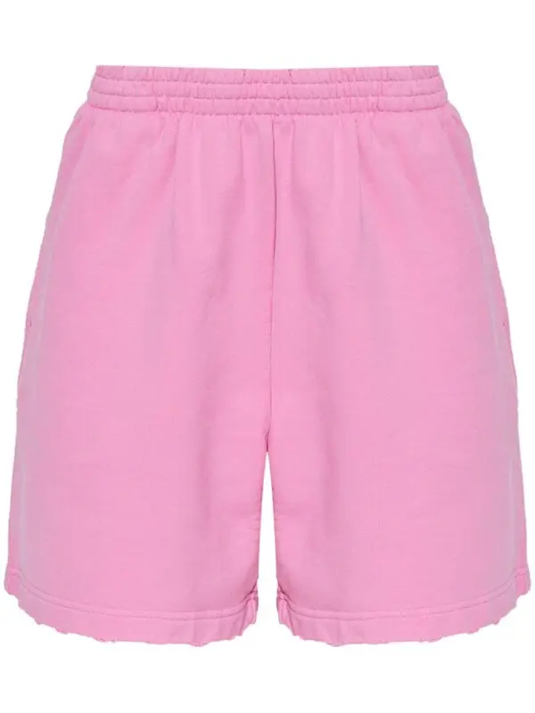Balenciaga Cotton Shorts - Pink
