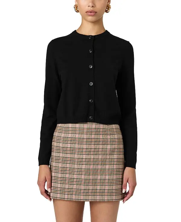French Connection Cosysoft Fitted Cardigan - Black