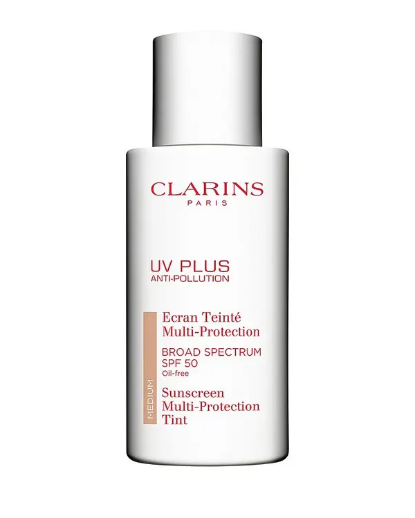 Clarins Uv Plus Anti Pollution Antioxidant Tinted Face Sunscreen Spf 50 1.7 Oz - Medium