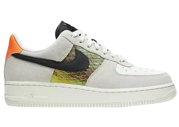 Nike Air Force 1 Low Iridescent Snakeskin Sneakers