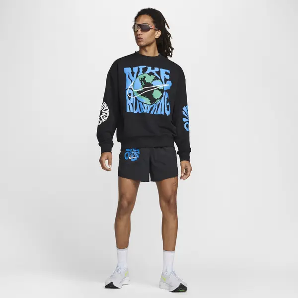 Nike Run Energy Dri-fit Fleece Running Crew