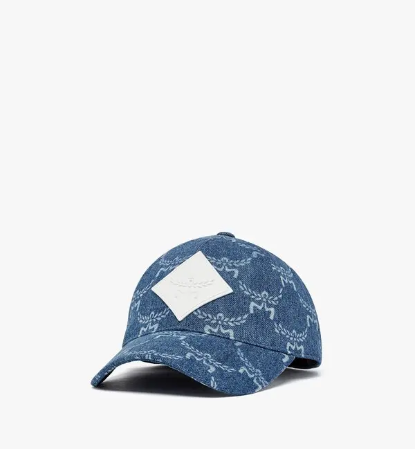 Mcm Lauretos Denim Cap - Indigo