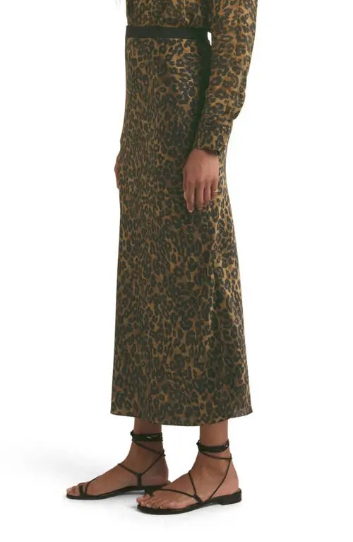 FAVORITE DAUGHTER The Josie Leopard Print Maxi Skirt
