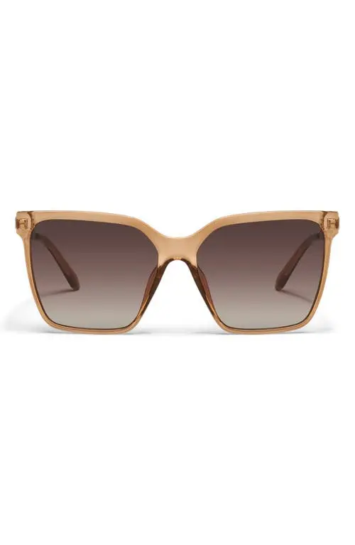 Quay Level Up Remixed 61mm Square Sunglasses - Ginger/brown