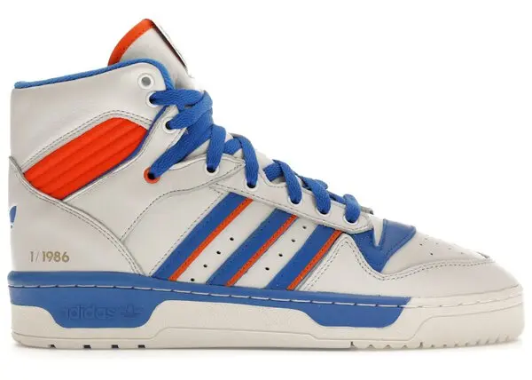 Adidas Rivalry Hi Eric Emanuel New York Sneakers - Crystal White/blue/orange