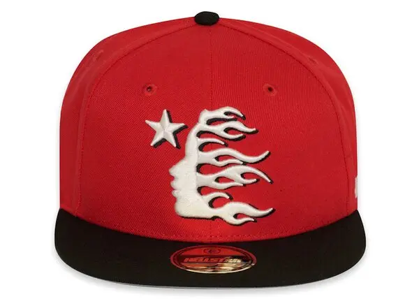 HELLSTAR Baseball Fitted Cap - Red