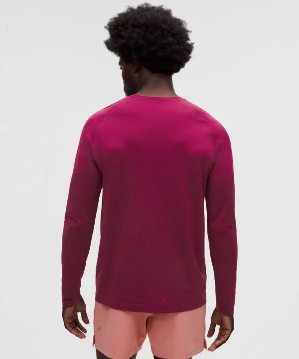 Lululemon Metal Vent Tech Long-sleeve Shirt - Raspberry Rave/raspberry Rave